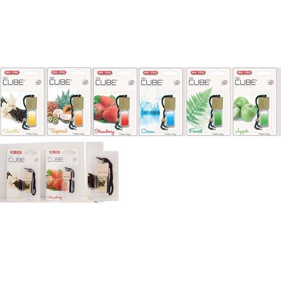 DEODORANTE MA-FRA, DEO CUBE, PROFUMATORE PER AUTO, 5 ML, FRAGANZA ...